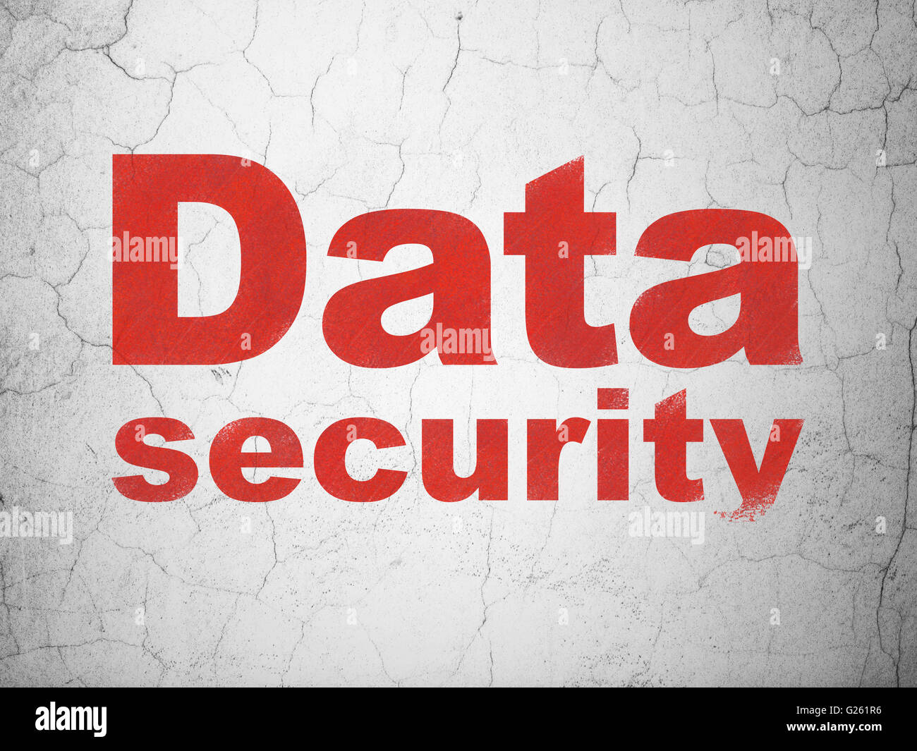 Protection concept: Data Security on wall background Stock Photo - Alamy