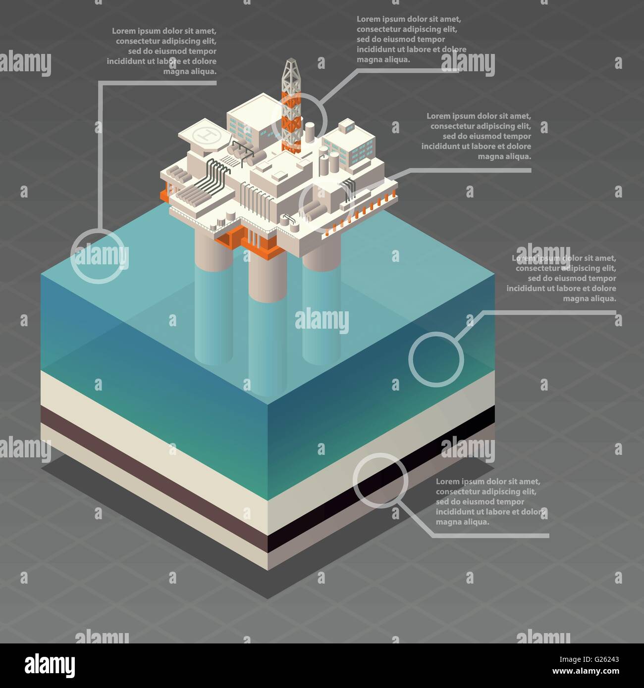 Offshore Oil Infographic