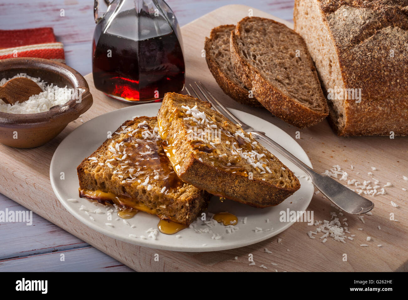 Slice of coconut hi-res stock photography and images - Alamy