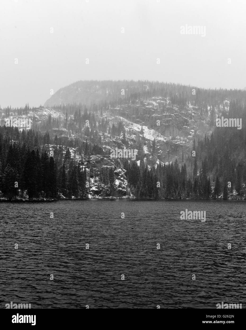 Rocky mountain colorado Black and White Stock Photos & Images - Alamy