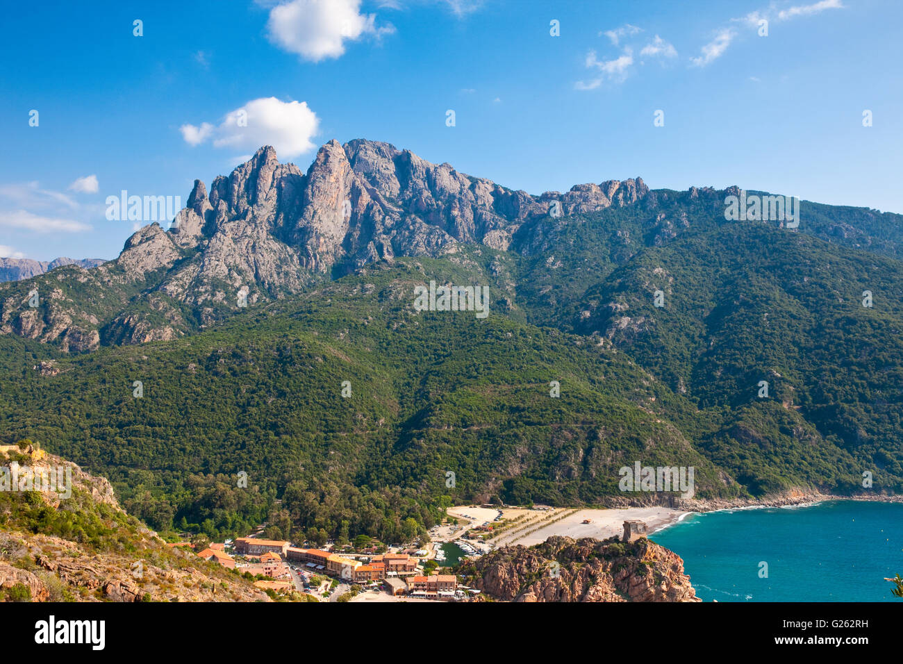 Scandola Nature Reserve in Corsica. World Heritage Site by the UNESCO ...