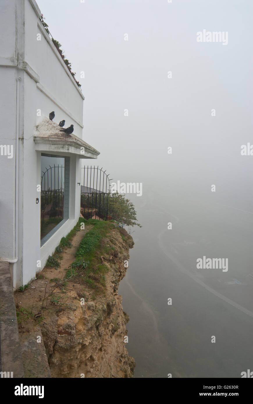 Arcos cliff edge, Spain Stock Photo - Alamy