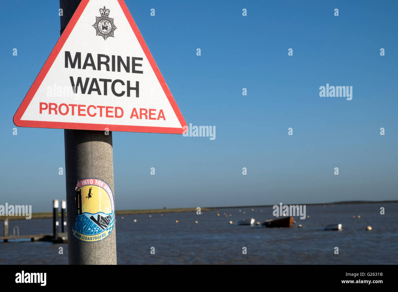 Marine protected area sign hi-res stock photography and images - Alamy