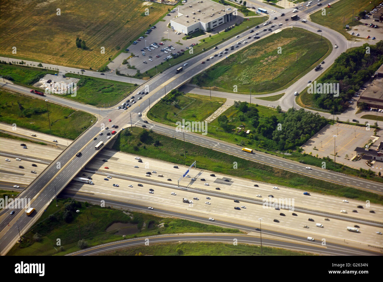 Motorway intersection hi-res stock photography and images - Alamy