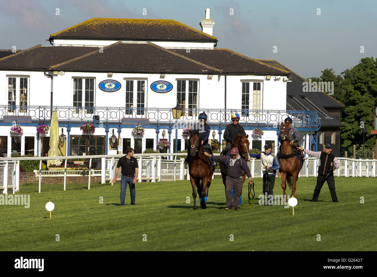 Epsom downs horse race track hi-res stock photography and images - Alamy