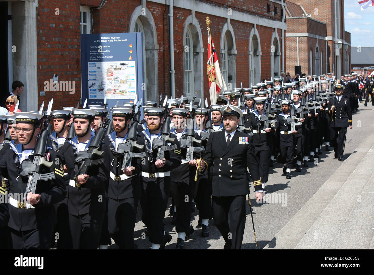 Hms hood portsmouth historic dockyard hi-res stock photography and ...