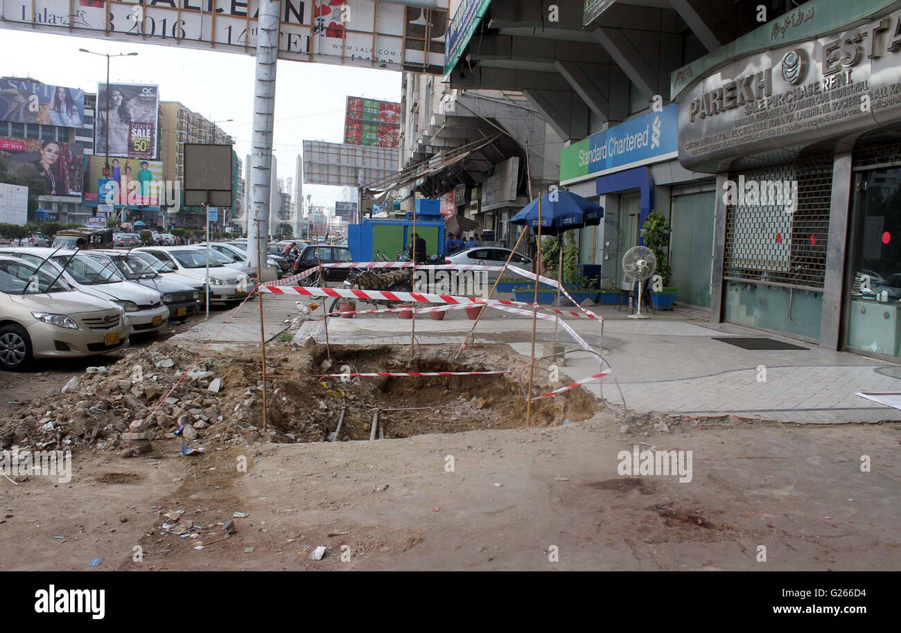 Dug ground can be seen where a pedestrian was about to construct but ...