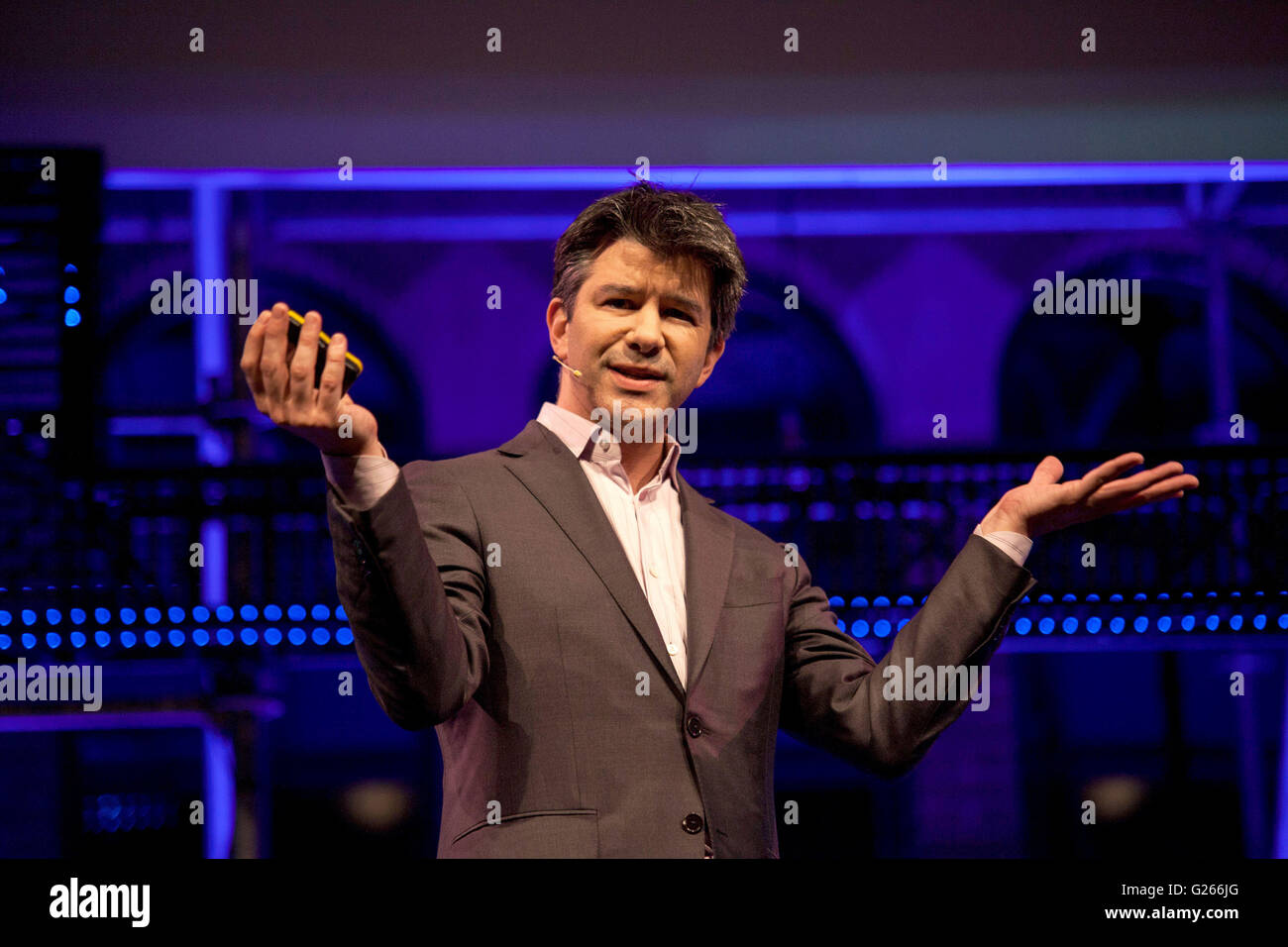 Amsterdam, The Netherlands. 24th May, 2016. Travis Cordell Kalanick, co ...