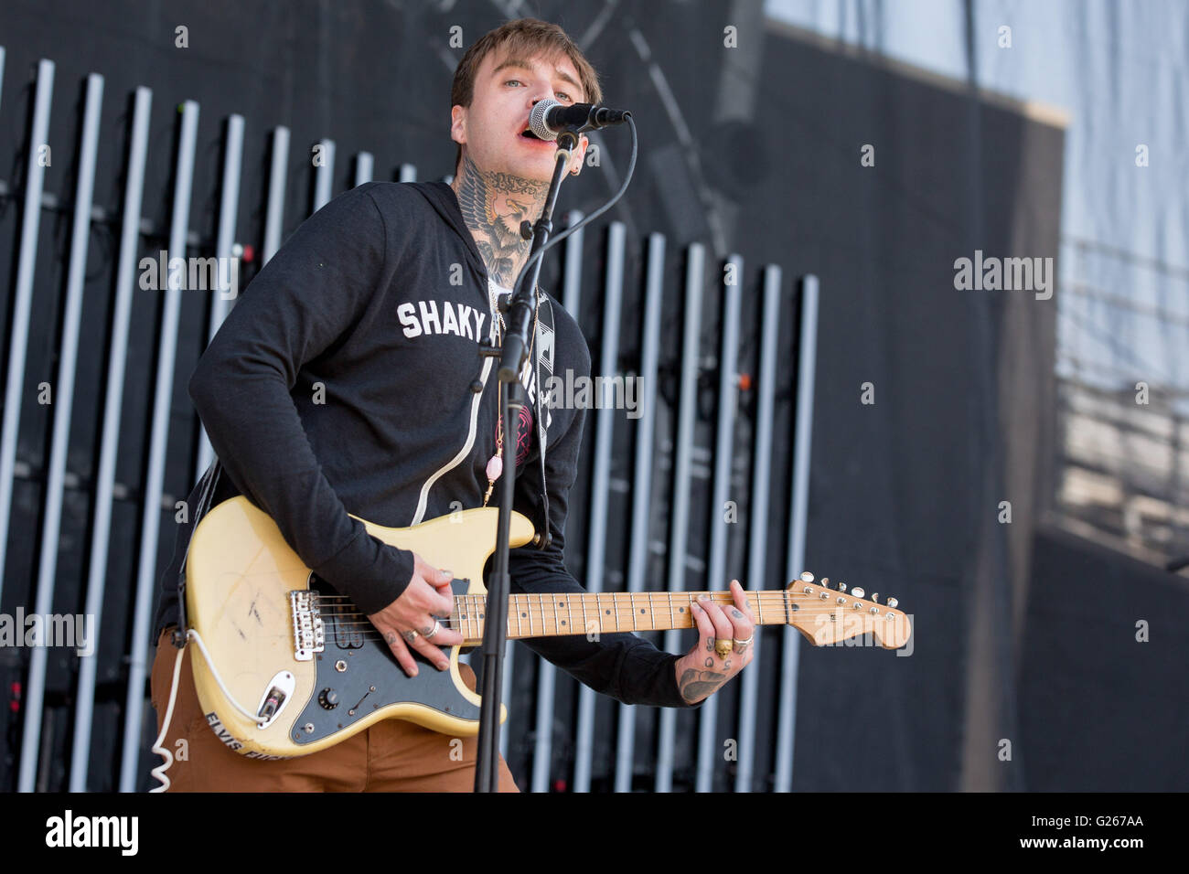 May 22, 2016 - Columbus, Ohio, U.S - Musician JOHNNY STEVENS of Highly ...