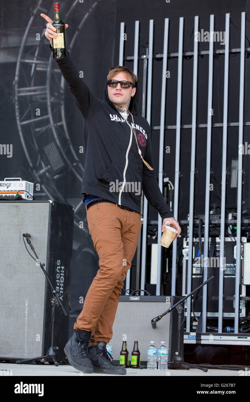 May 22, 2016 - Columbus, Ohio, U.S - Musician JOHNNY STEVENS of Highly ...