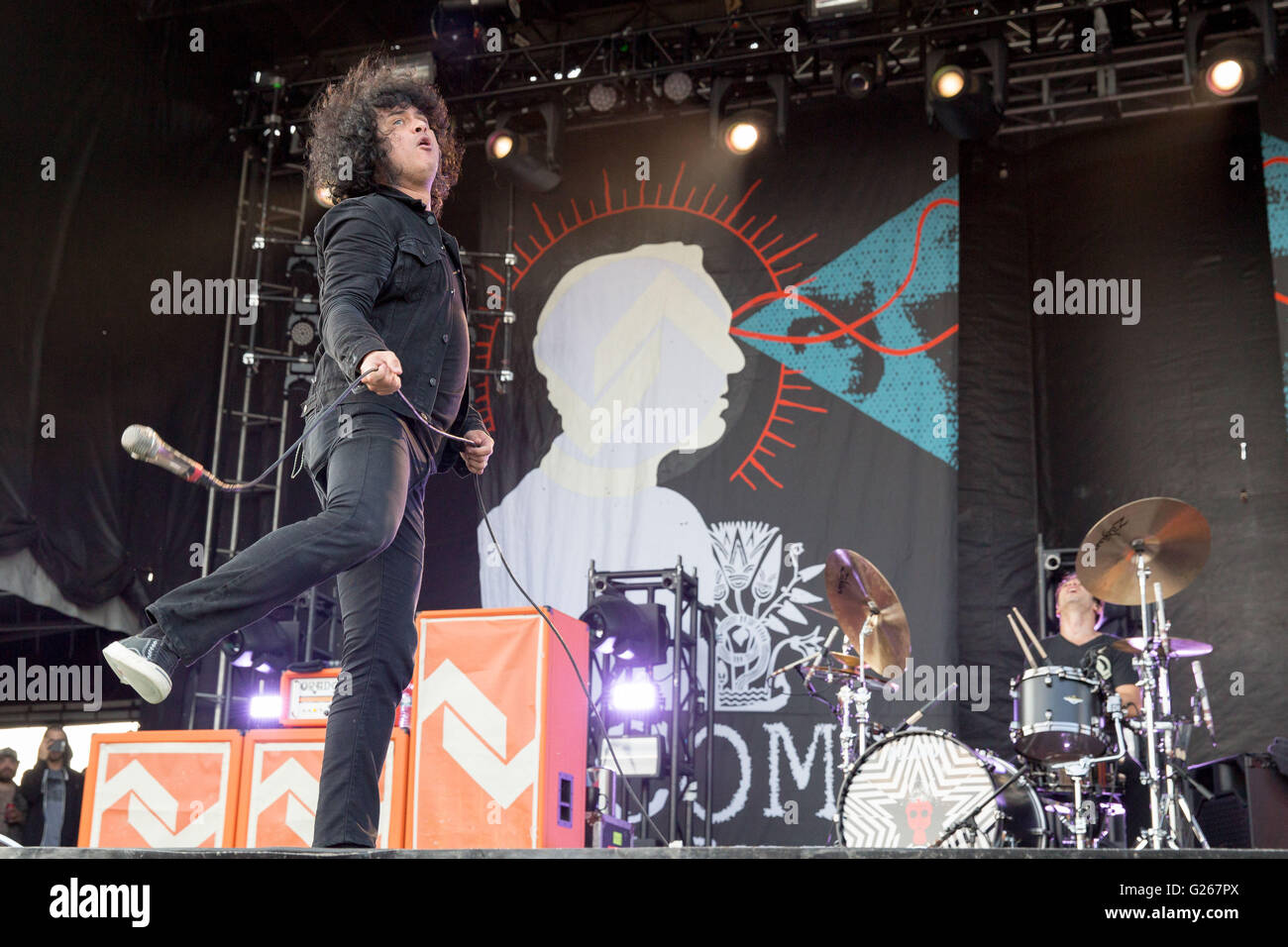 Columbus, Ohio, USA. 22nd May, 2016. CEDRIC BIXLER (L) and TONY HAJJAR ...