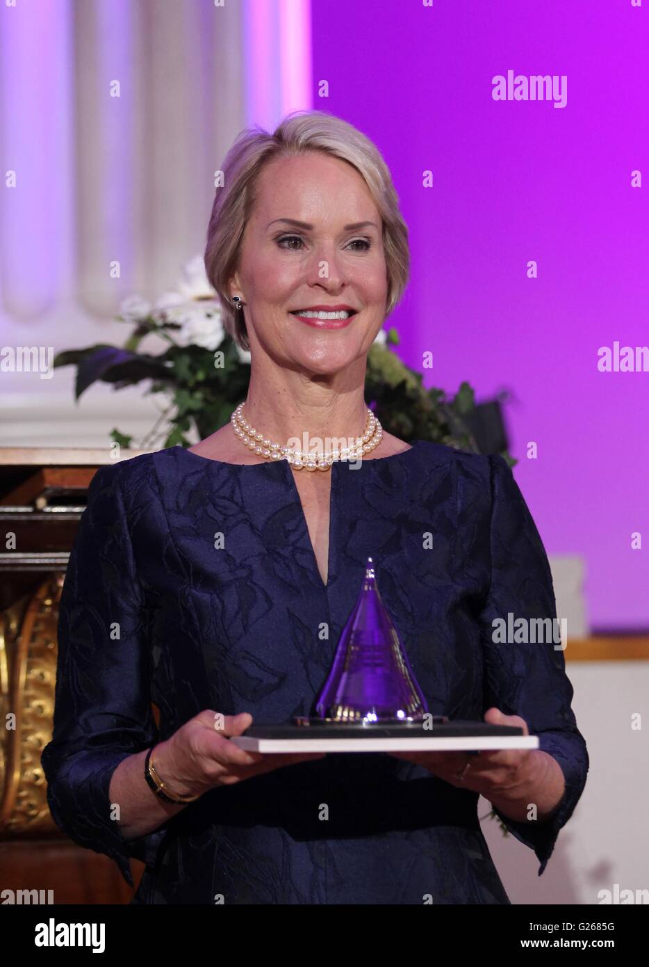Helsinki. 24th May, 2016. American biochemist Frances Arnold attends ...