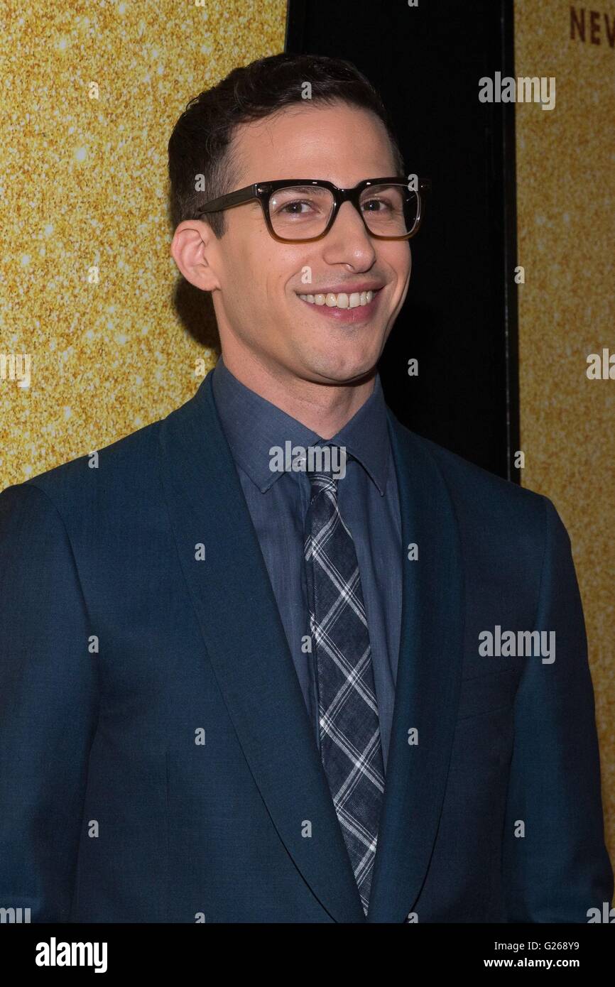 New York, NY, USA. 24th May, 2016. Andy Samberg at arrivals for POPSTAR ...