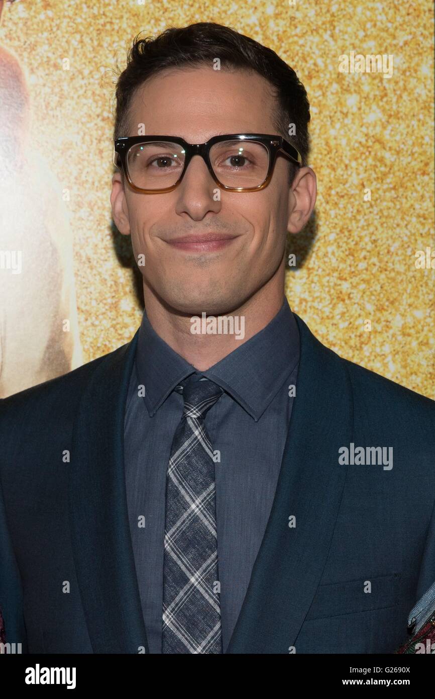 New York, NY, USA. 24th May, 2016. Andy Samberg at arrivals for POPSTAR ...