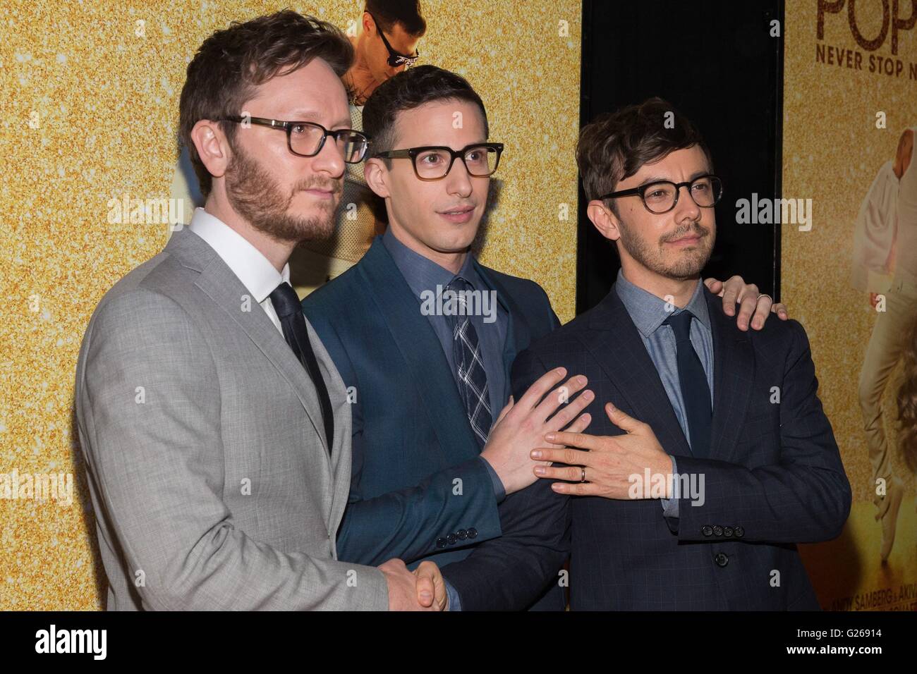 New York, NY, USA. 24th May, 2016. Akiva Schaffer, Andy Samberg, Jorma ...