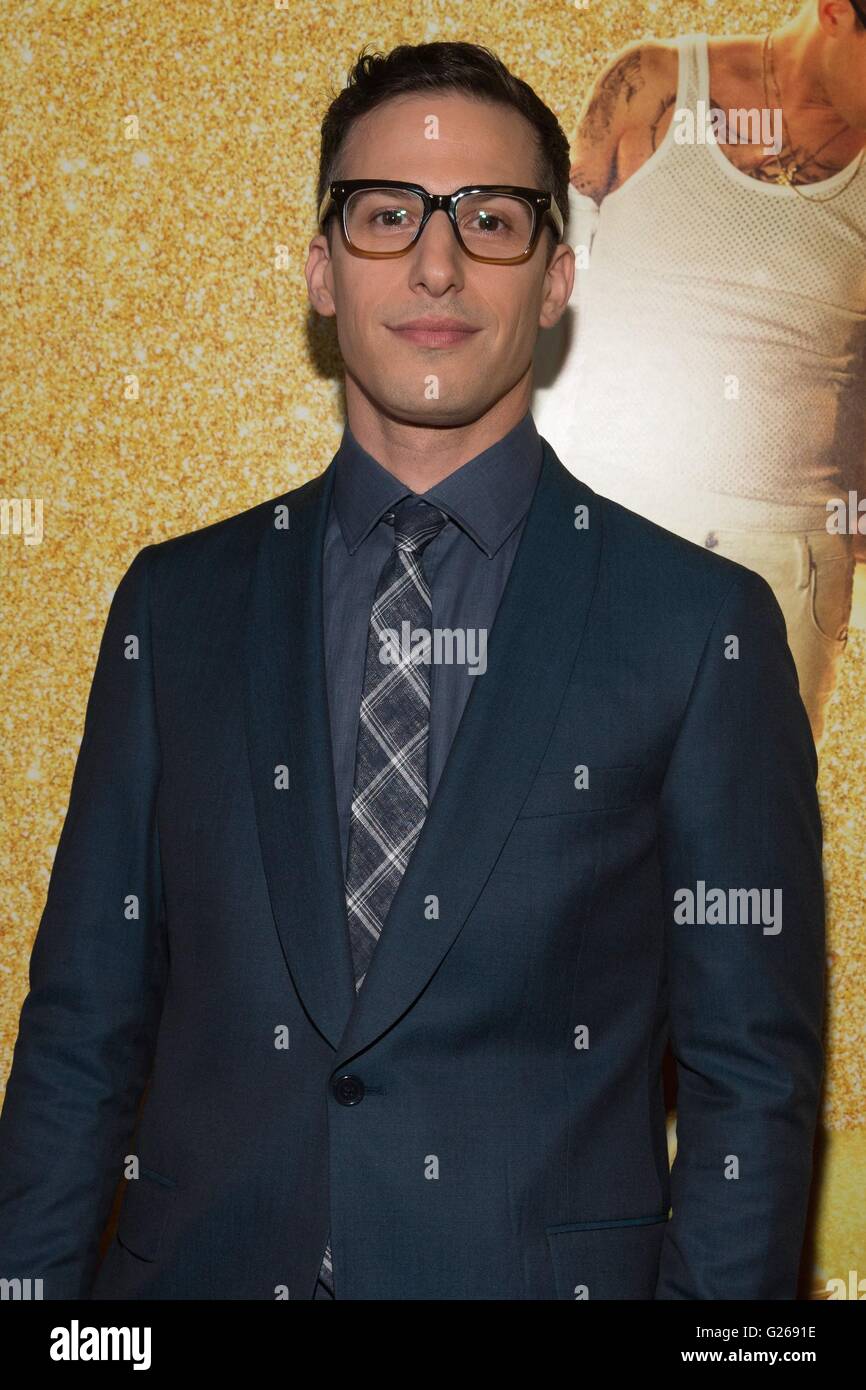 New York, NY, USA. 24th May, 2016. Andy Samberg at arrivals for POPSTAR ...