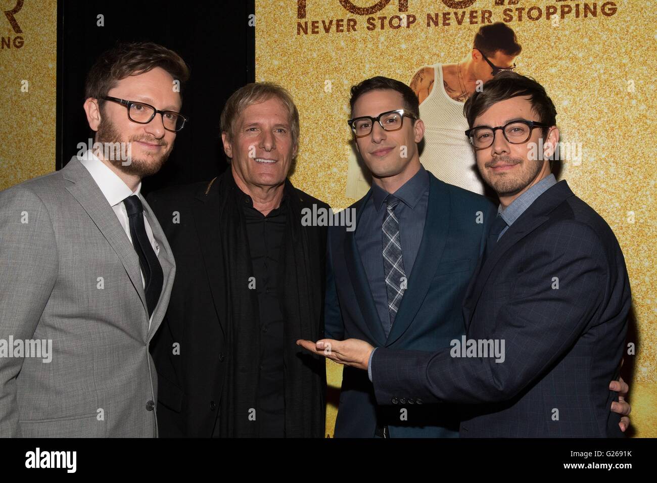 New York, NY, USA. 24th May, 2016. Akiva Schaffer, Michael Bolton, Andy ...