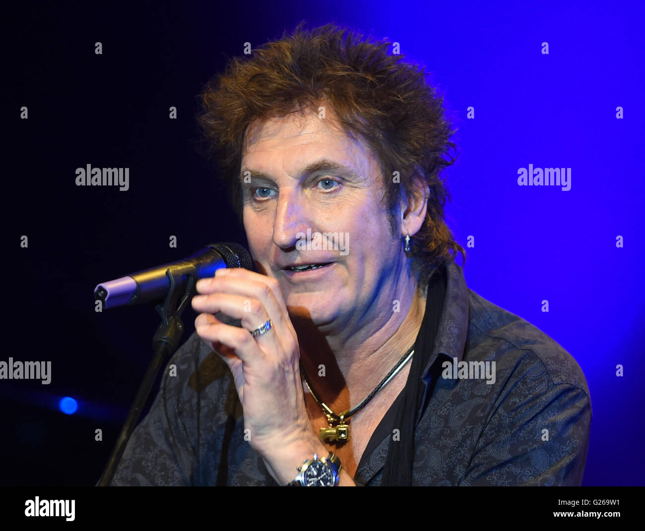 Berlin, Germany. 24th May, 2016. Carl Carlton seen on stage during a ...