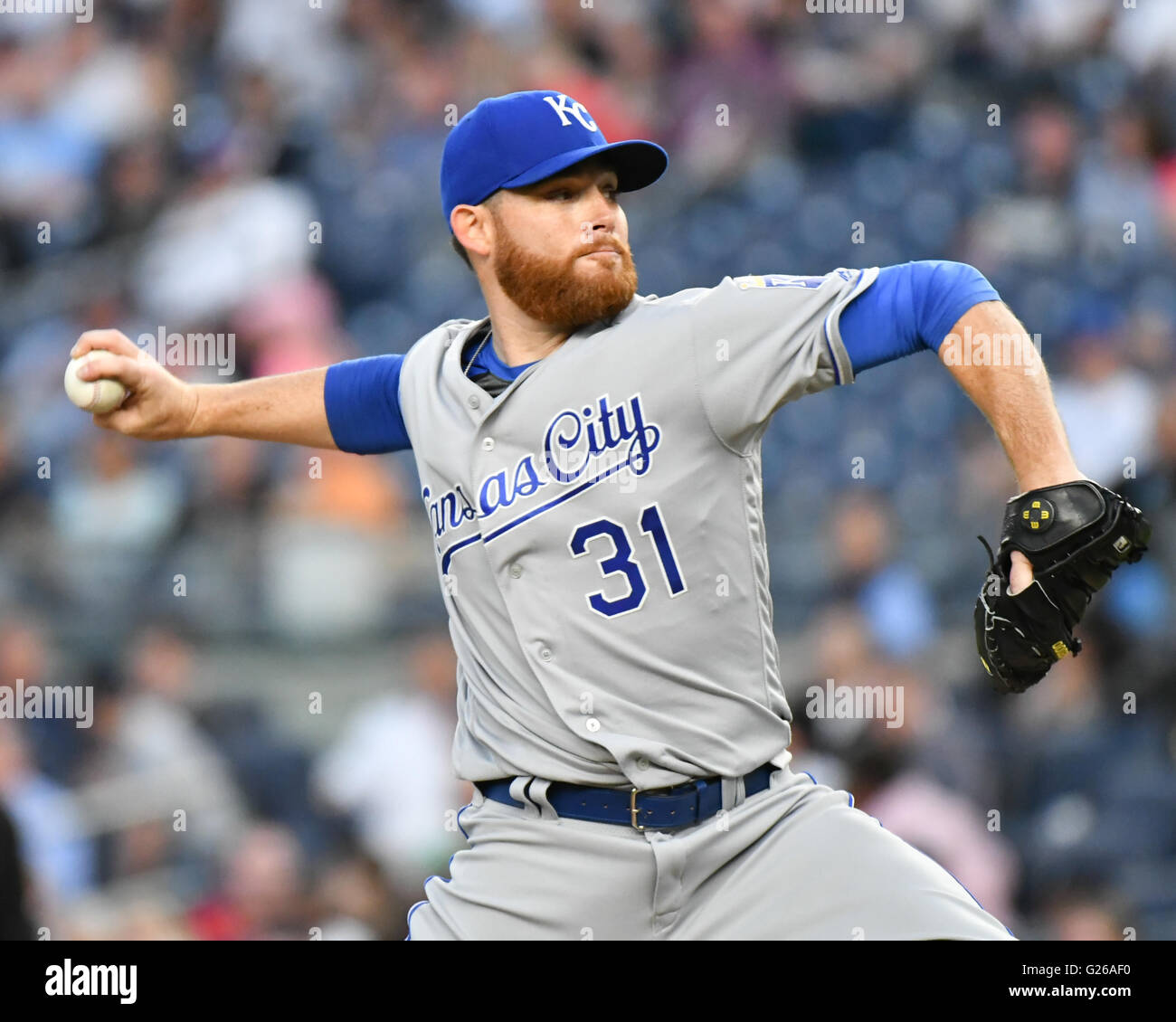 the Bronx, NY, USA. 12th May, 2016. Ian Kennedy (Royals), MAY 12, 2016 ...