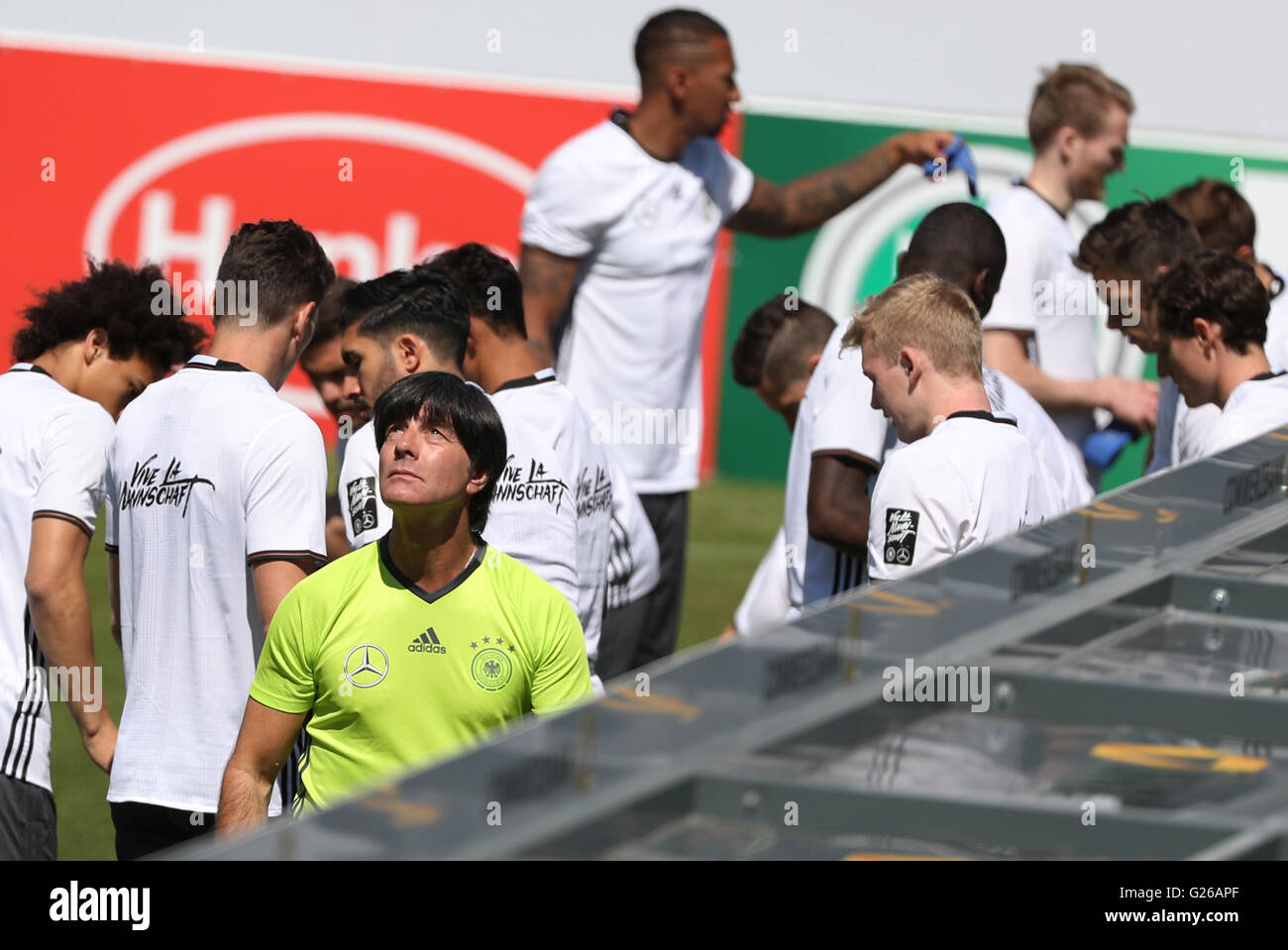 Ascona, Switzerland. 25th May, 2016. Germany's head coach Joachim Loew ...