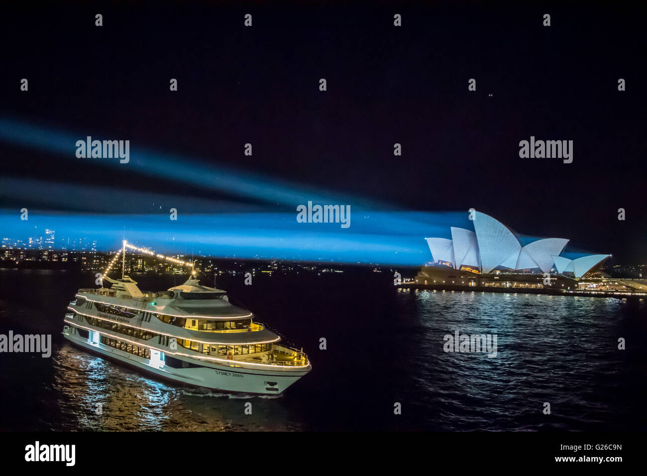 Testing underway for massive video projectors for 'Songlines' the ...