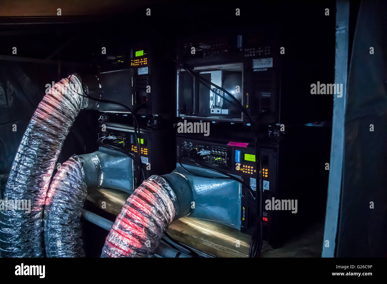 Testing underway for massive video projectors for 'Songlines' the ...