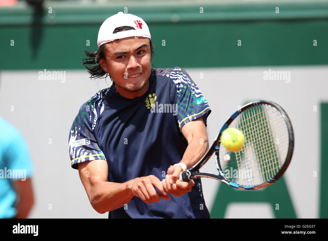 Paris, France. 25th May, 2016. Taro Daniel (JPN) Tennis : Taro Daniel ...