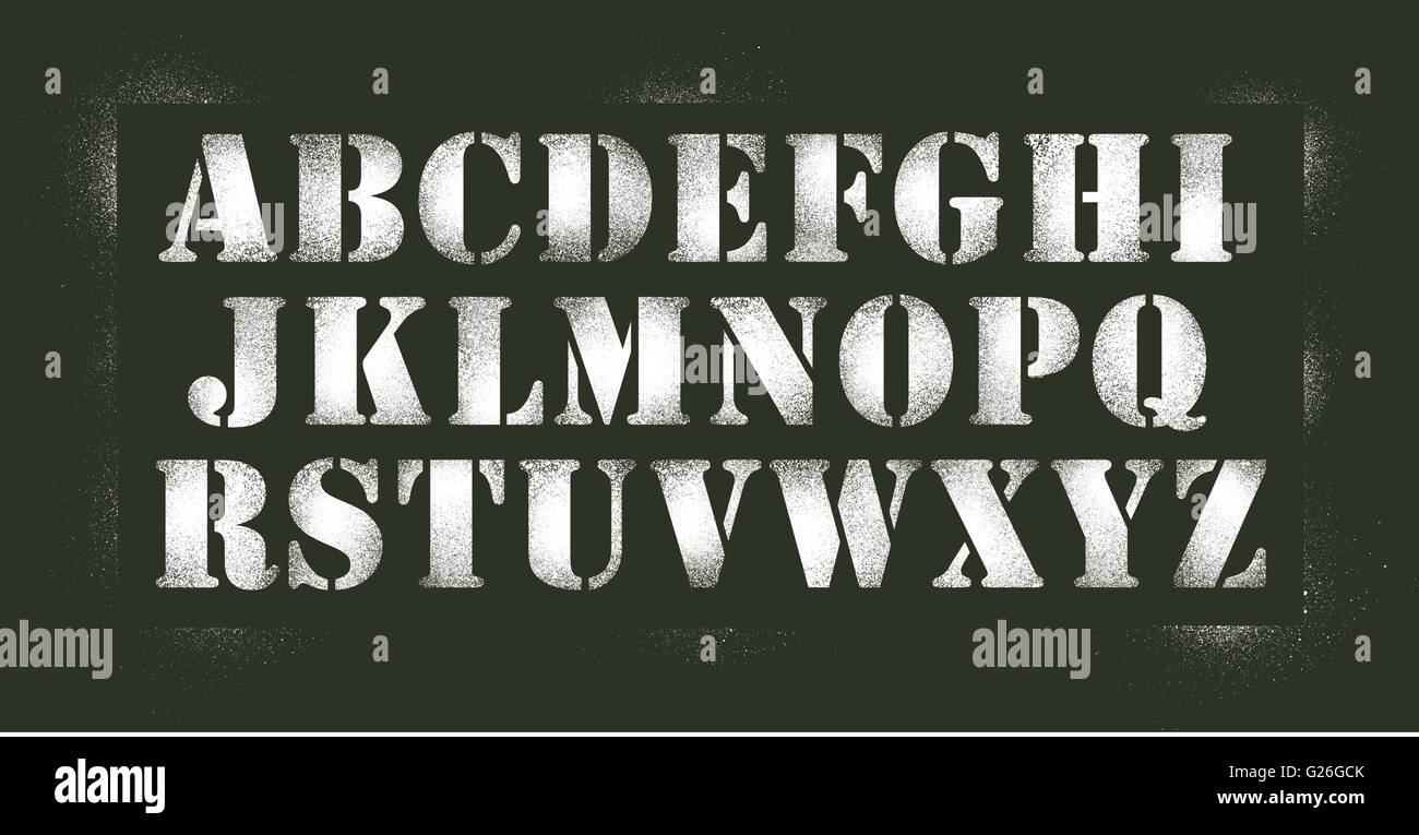 Alphabet letters spray paint abc hi-res stock photography and images ...