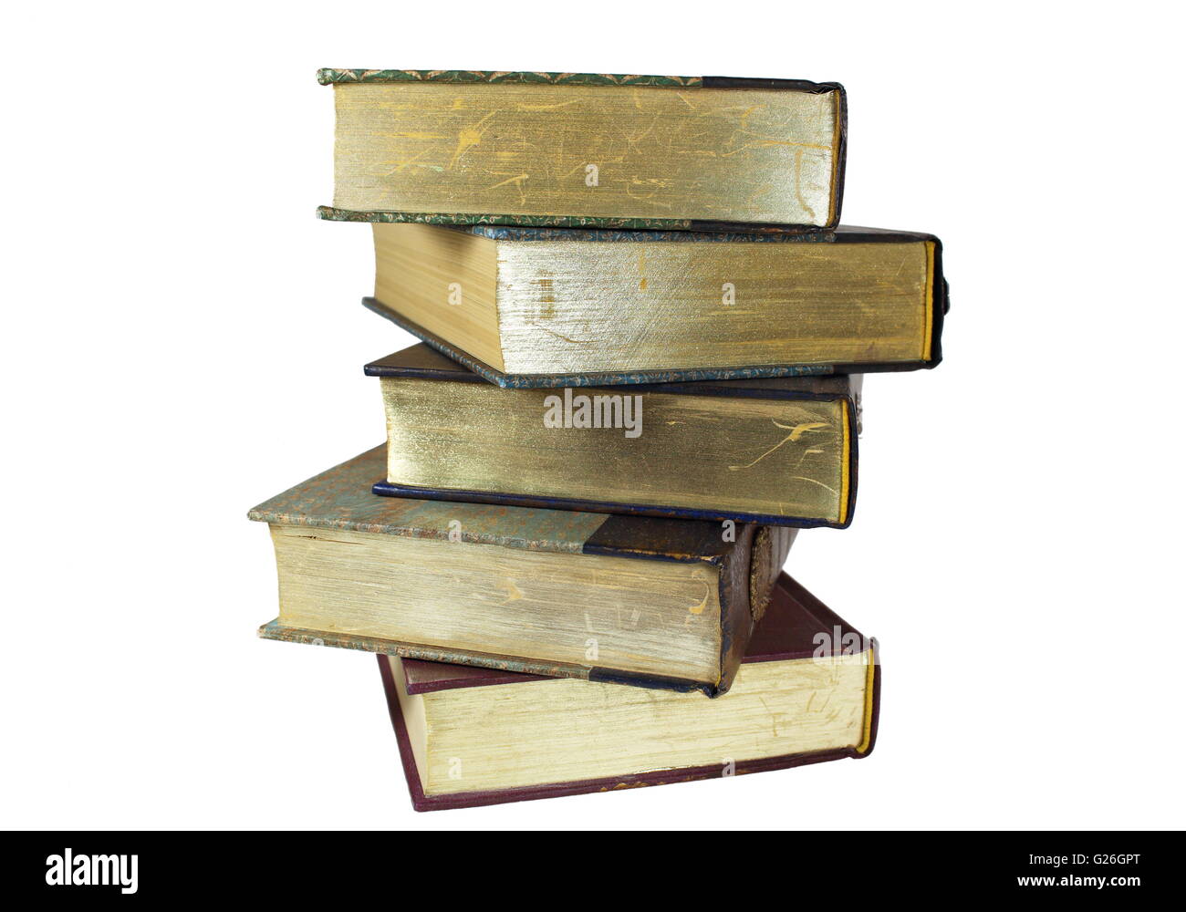 pile of new stacked books Stock Photo - Alamy