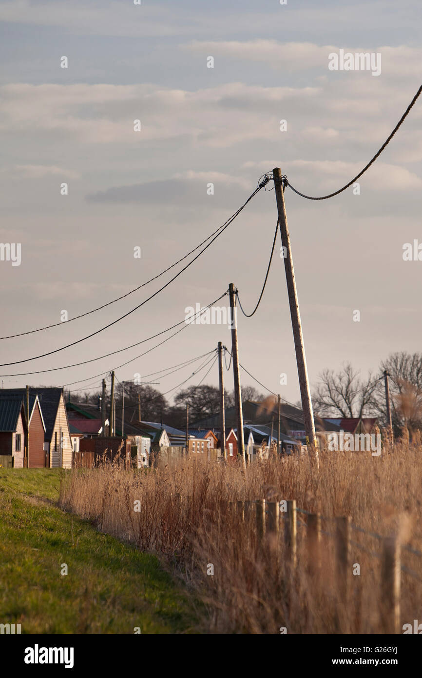 Countryside telephone lines hi-res stock photography and images - Alamy
