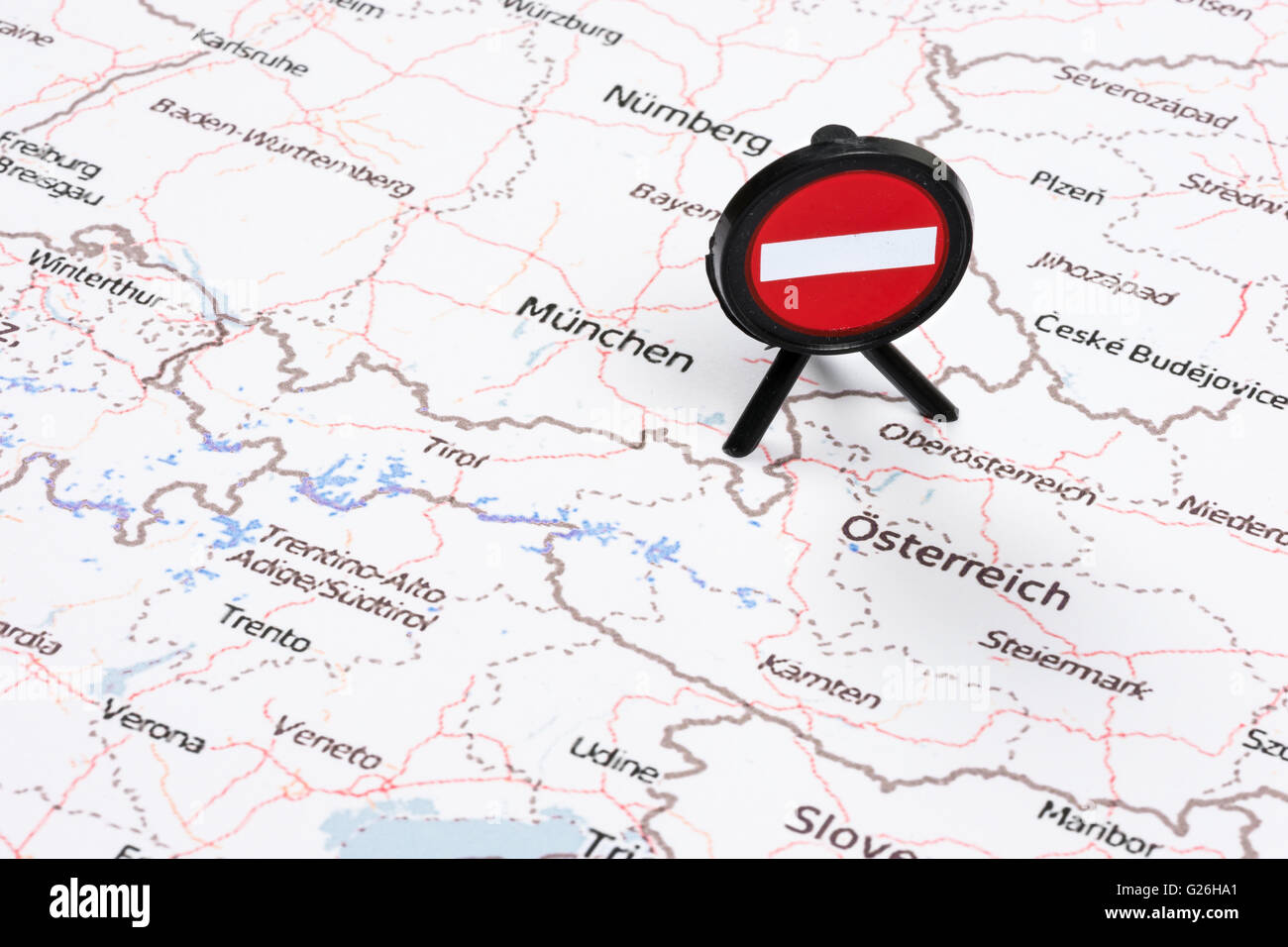 Germany austria border hi-res stock photography and images - Alamy