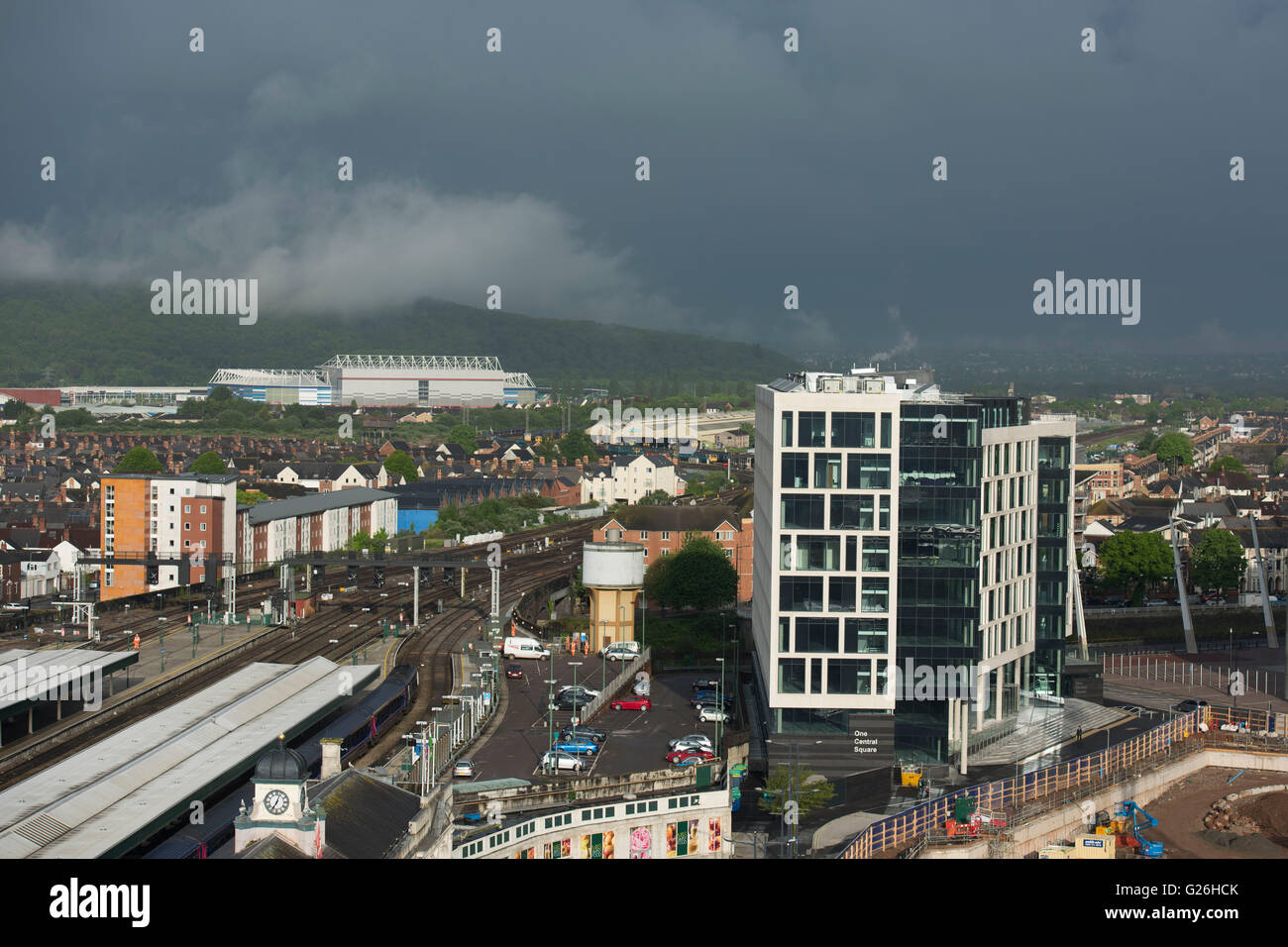 One central square cardiff hi-res stock photography and images - Alamy