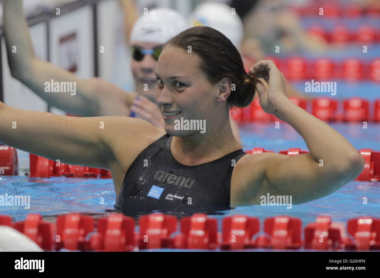 London, England: May 19, 2016 Mie Oestergaard Nielsen won the 100 ...