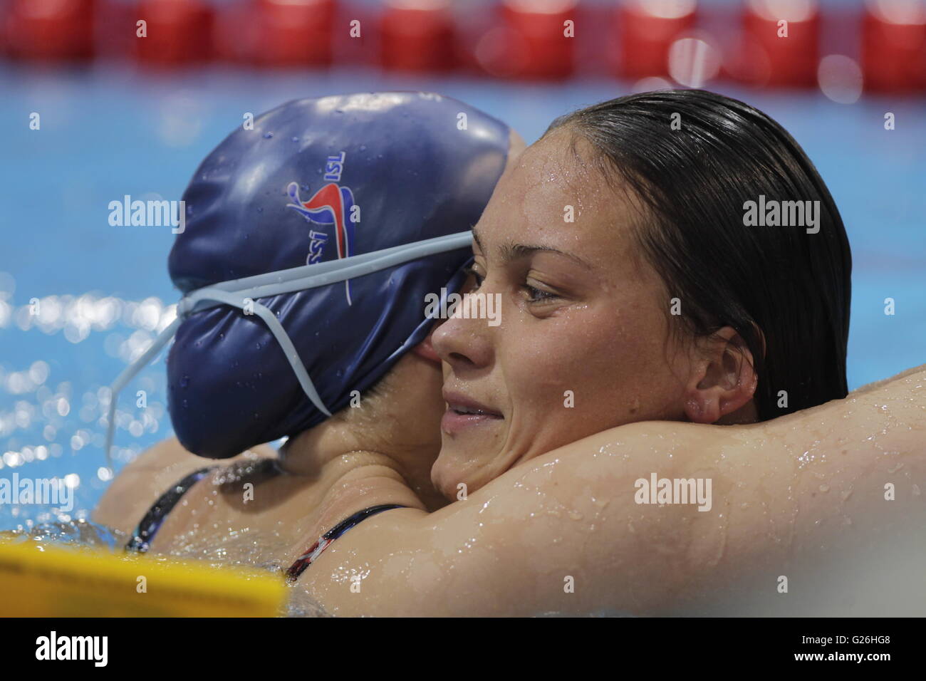 London, England: May 19, 2016 Mie Oestergaard Nielsen won the 100 ...