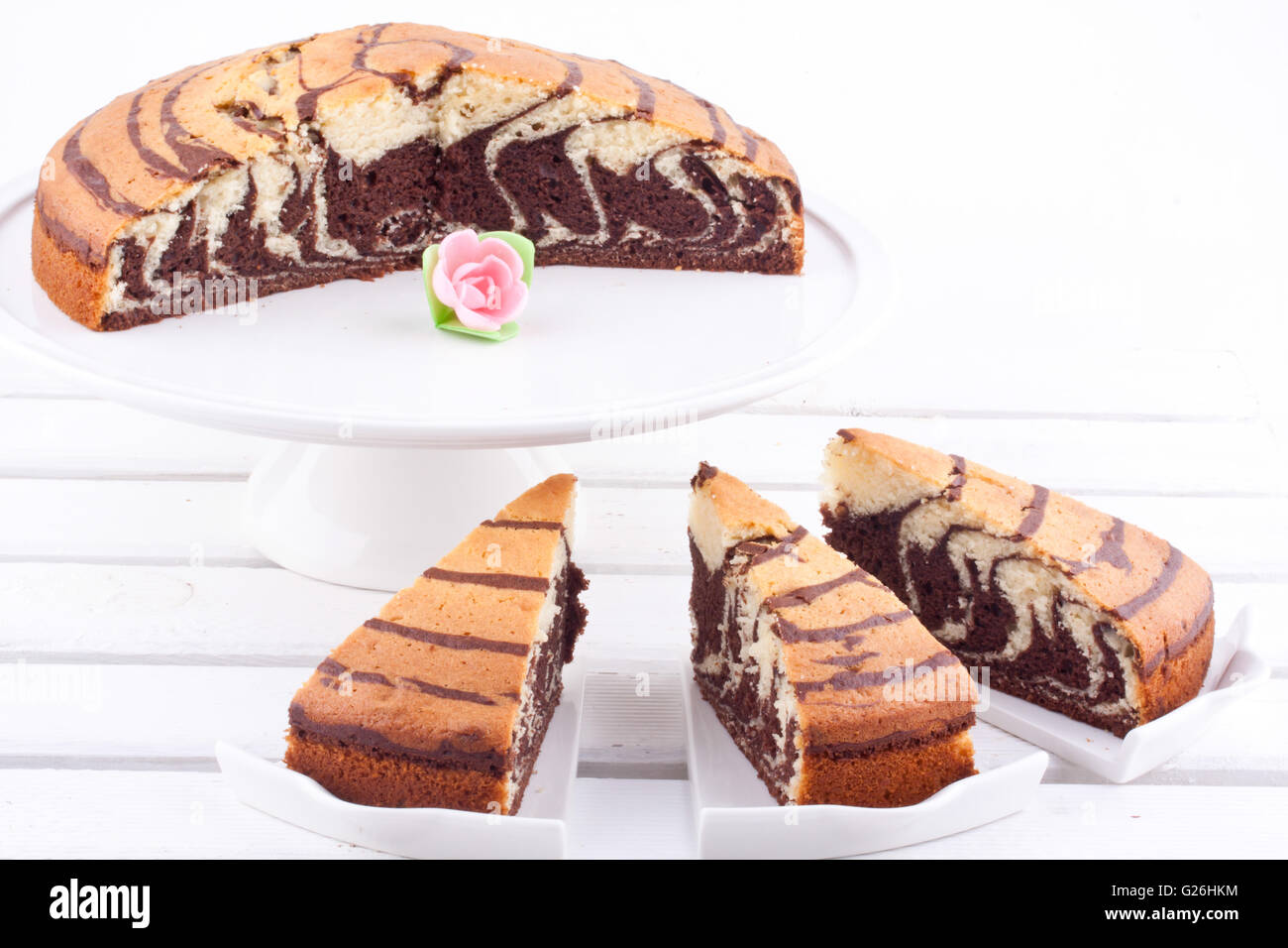 Marble pound cake marble cake hi-res stock photography and images - Alamy