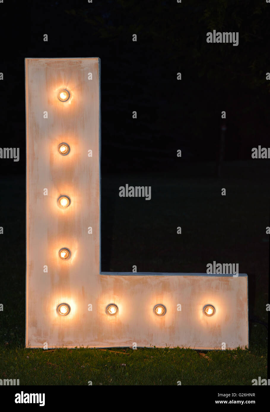 Illuminated Letter L High Resolution Stock Photography and Images - Alamy