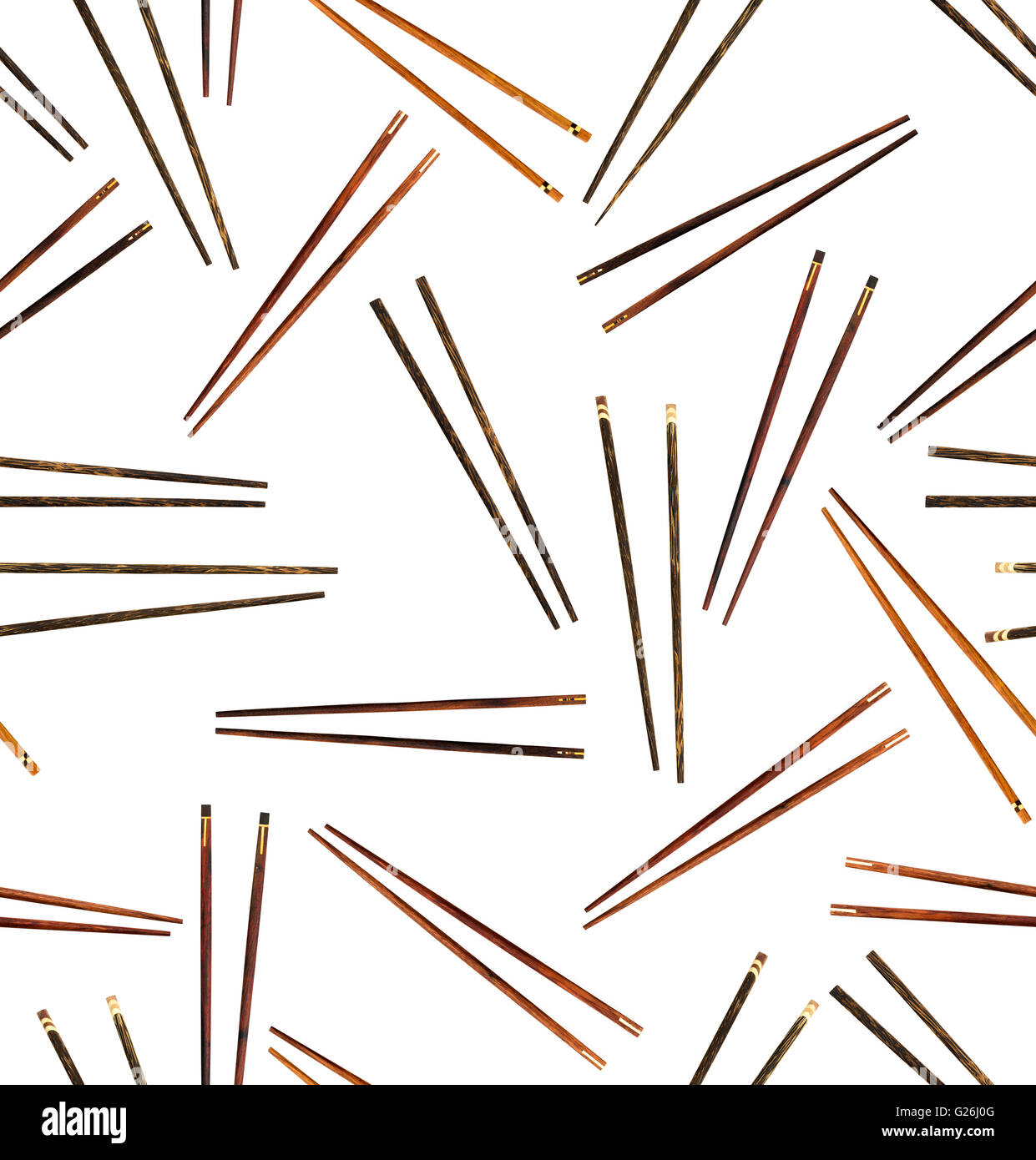 Chopsticks seamless pattern Stock Photo - Alamy