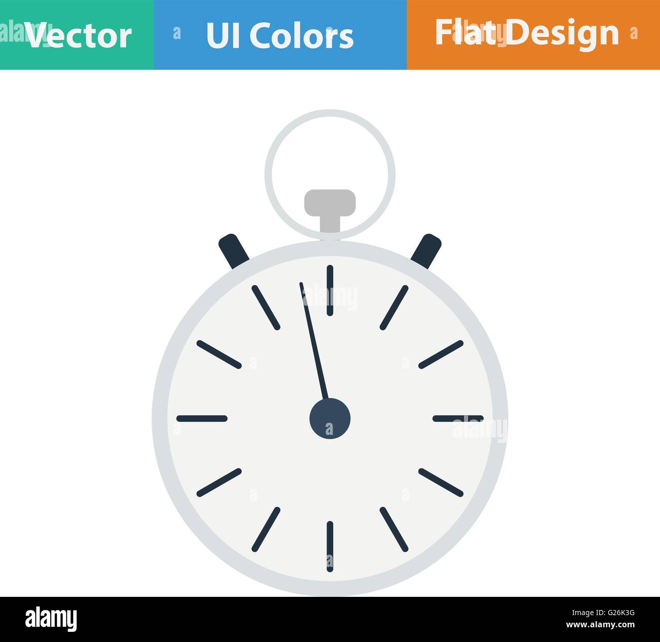 Stopwatch icon. Vector illustration Stock Vector Image & Art - Alamy