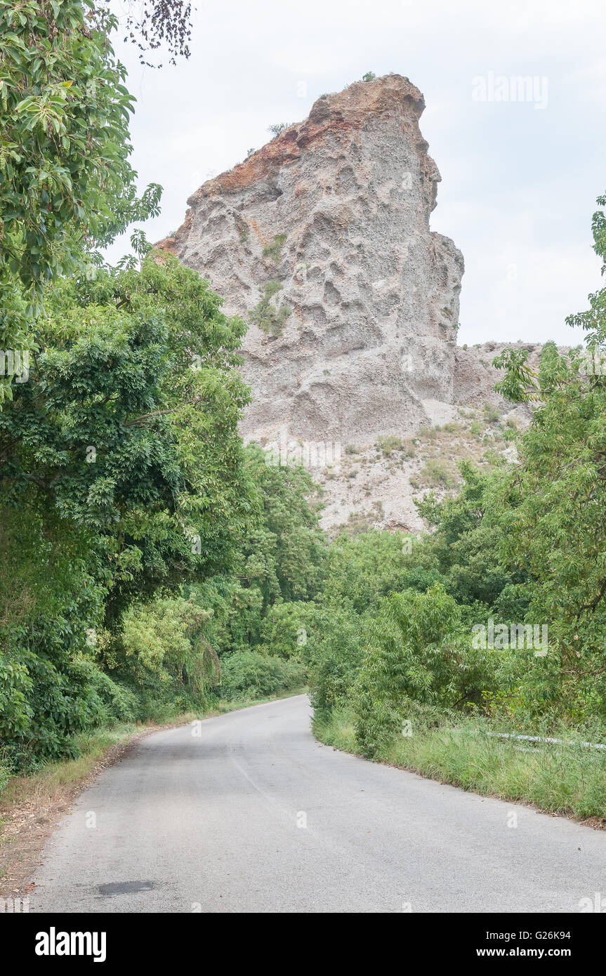 The profile of Queen Victoria is visible in rock formations in the ...