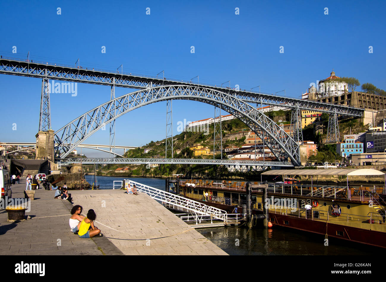 Famous dom luis bridge in hi-res stock photography and images - Alamy