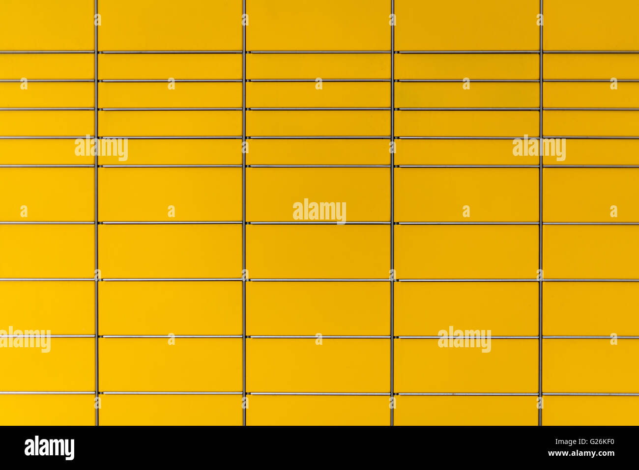 Background of yellow colored post boxes or abstract screensaver with ...