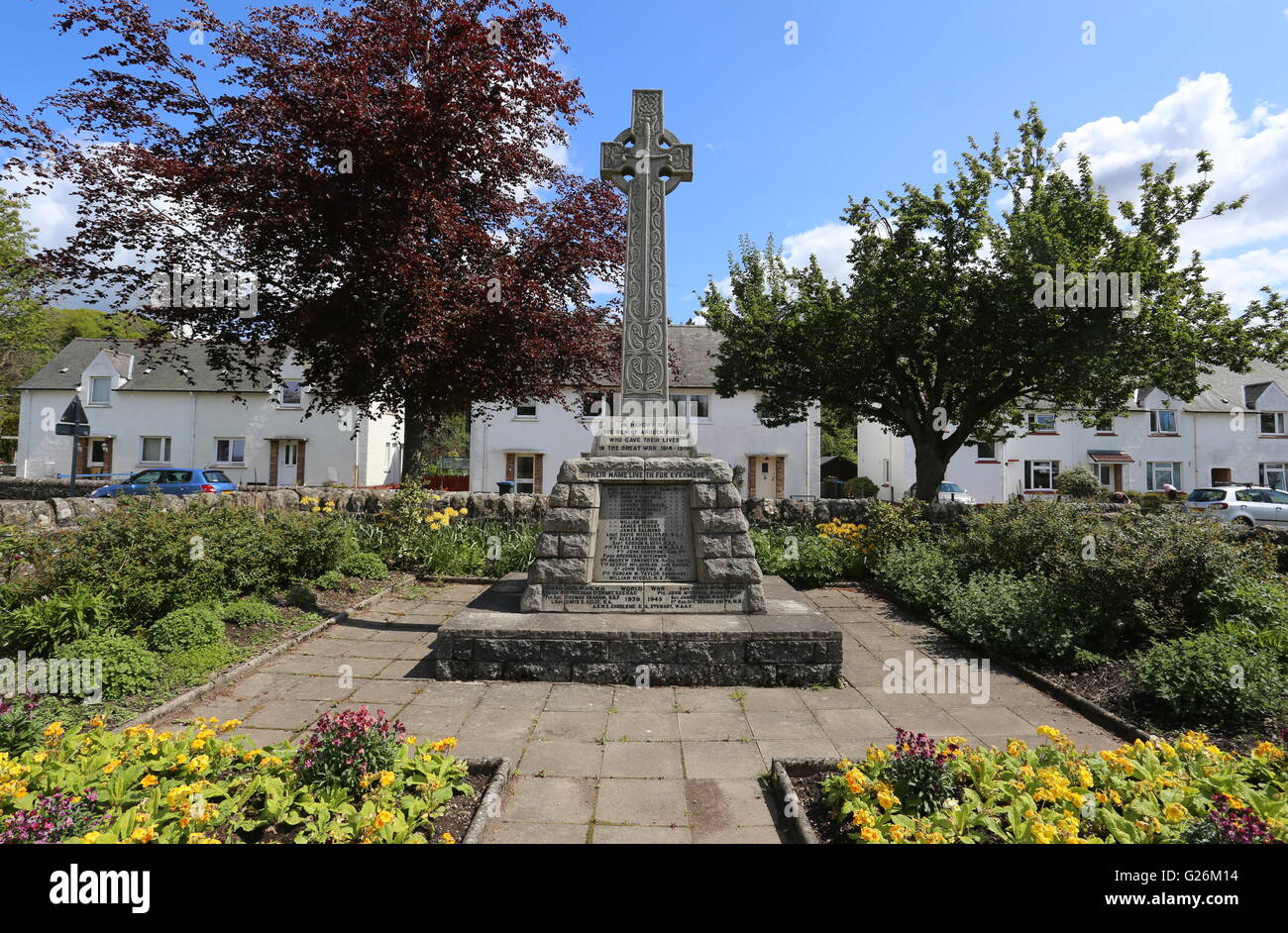 Braco war memorial Scotland May 2016 Stock Photo - Alamy