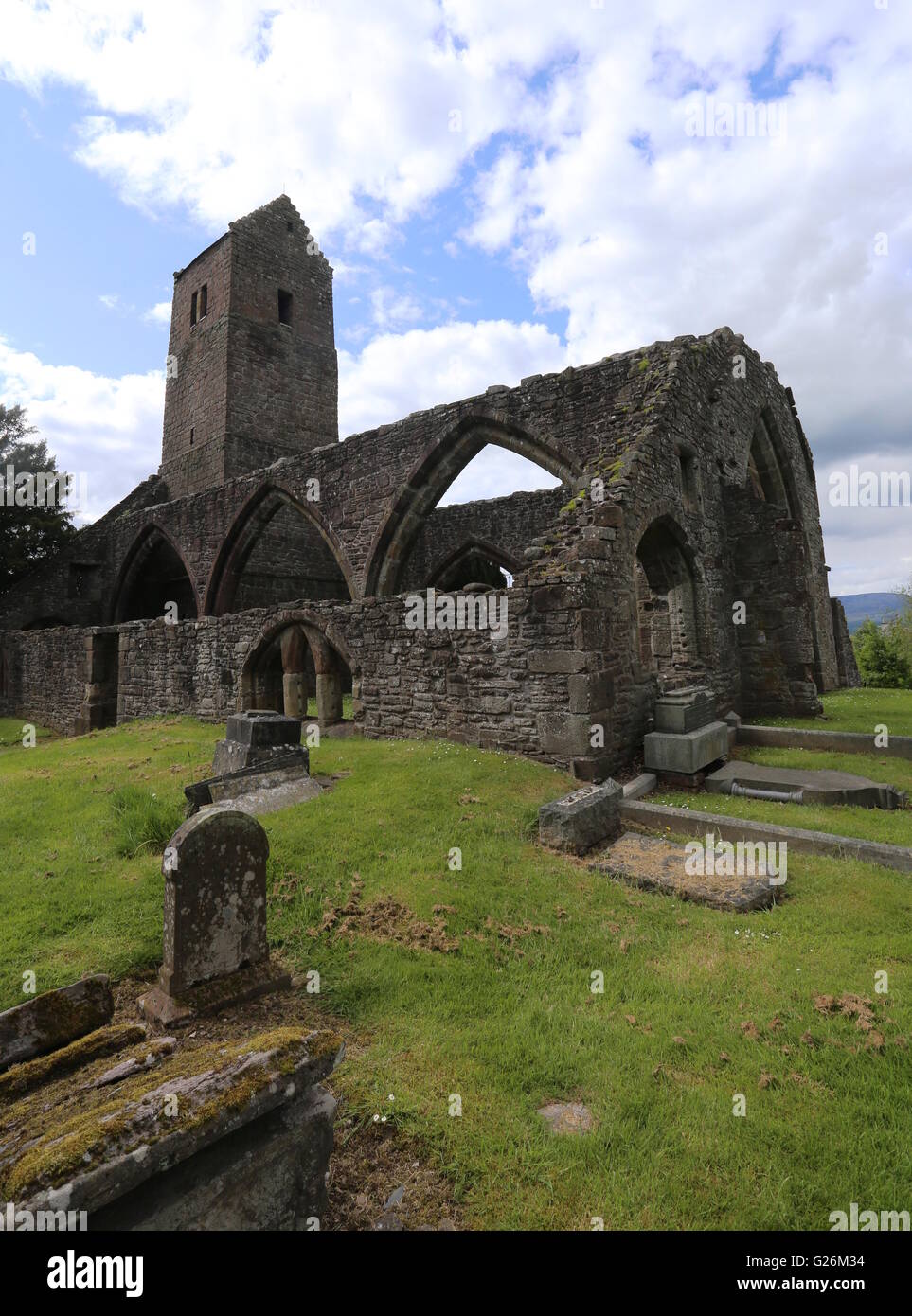 Muthill Old church and tower Scotland May 2016 Stock Photo - Alamy