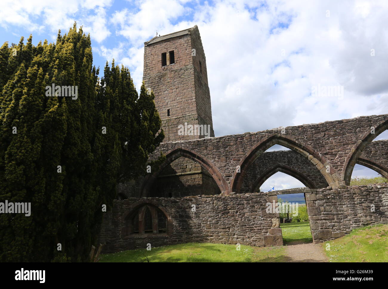 Muthill Old church and tower Scotland May 2016 Stock Photo - Alamy