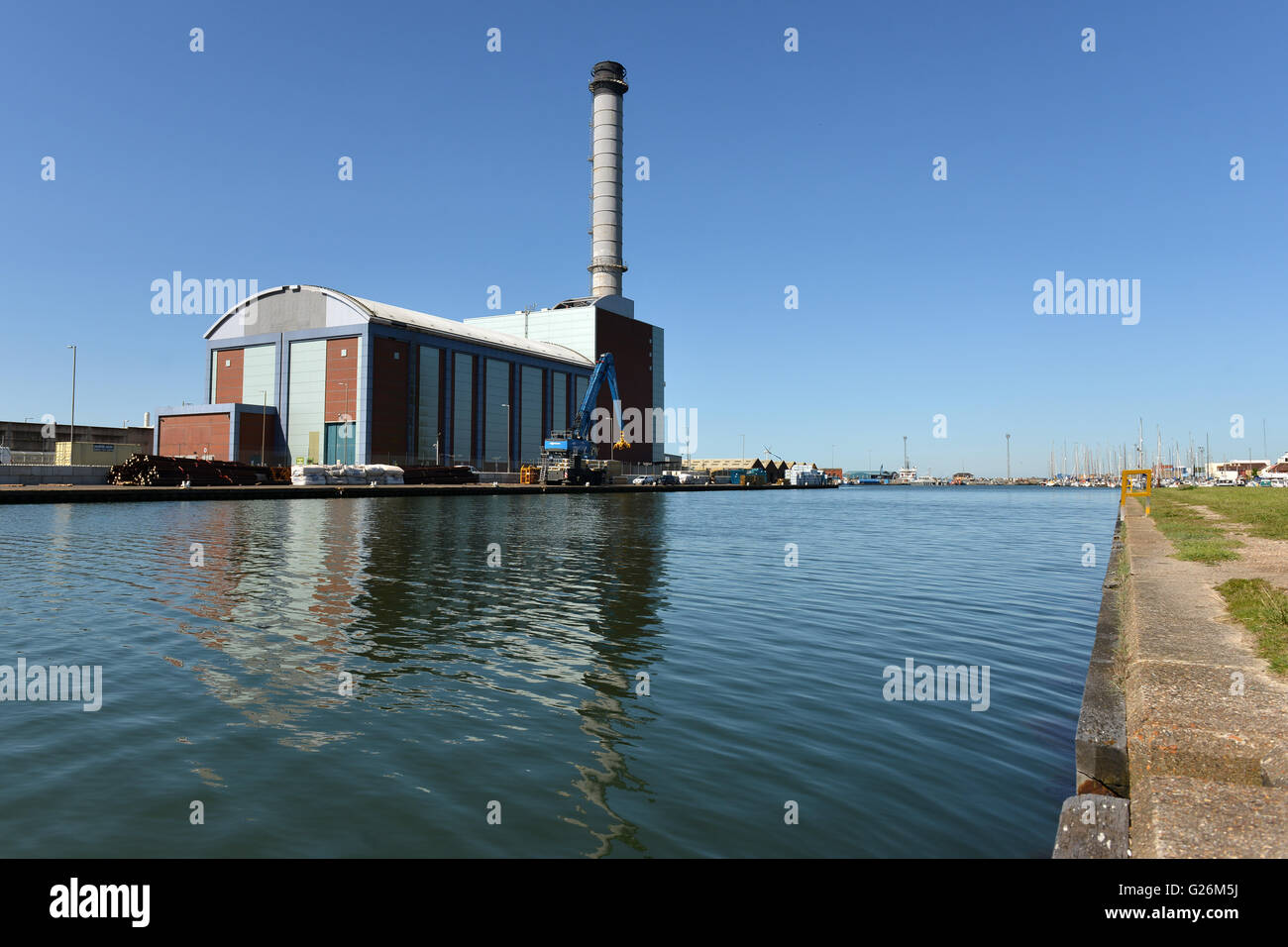 Shoreham 420MWe combined cycle gas-fired power station, East Sussex ...