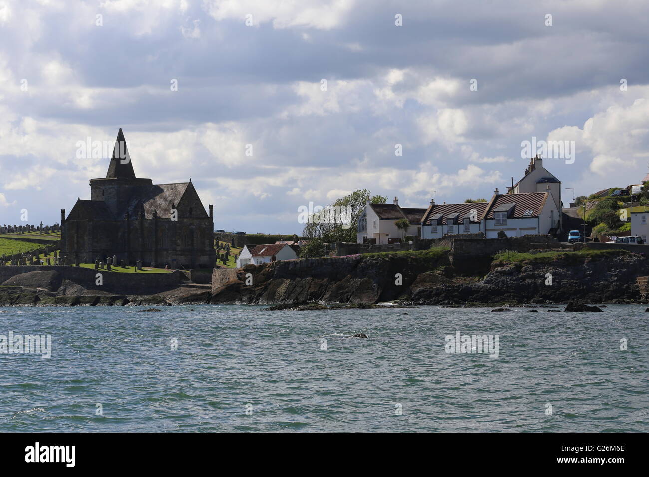 St Monans church and waterfront Fife Scotland May 2016 Stock Photo - Alamy