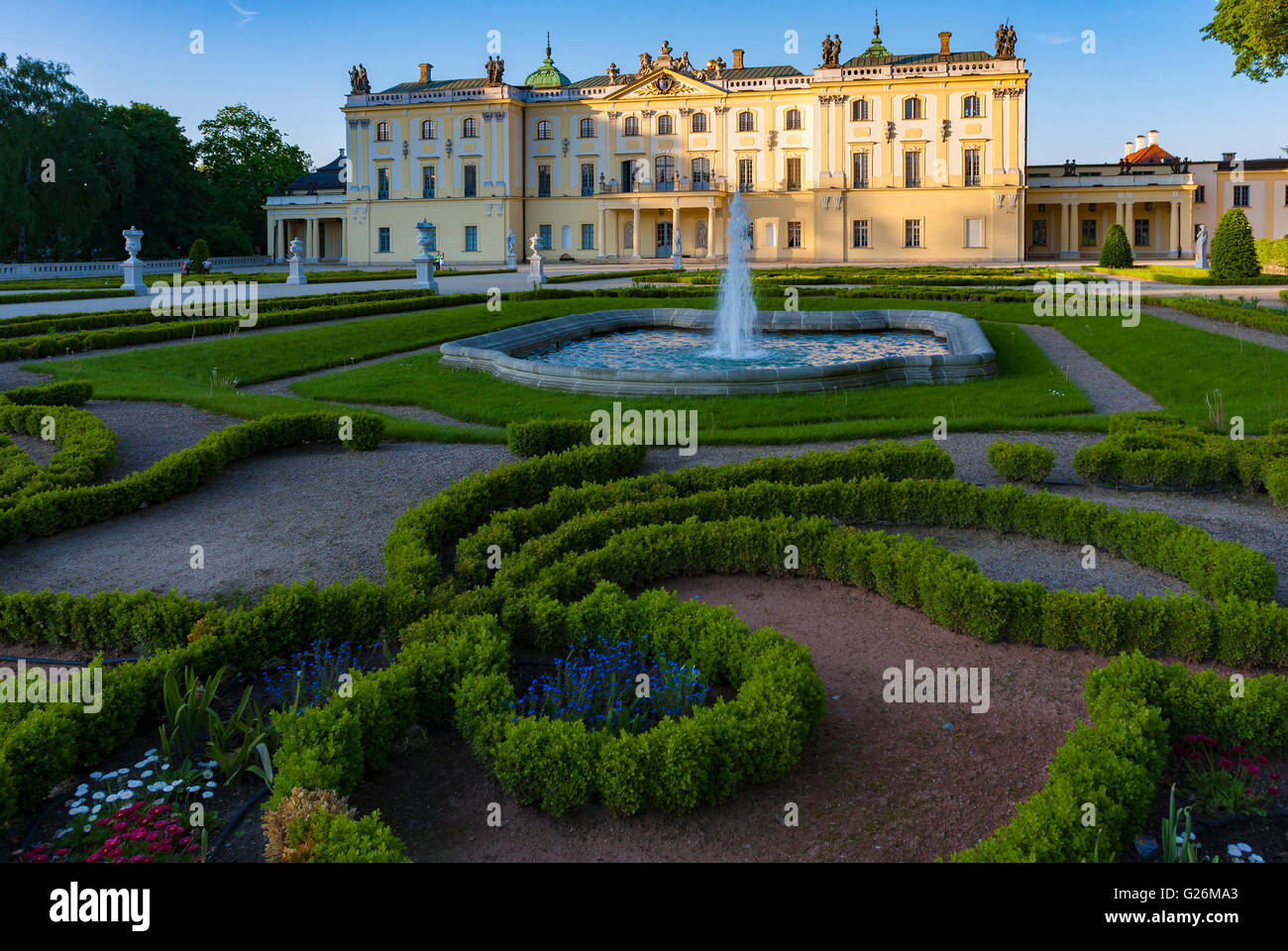 The historic architecture. Palace in Bialystok , the historic residence ...