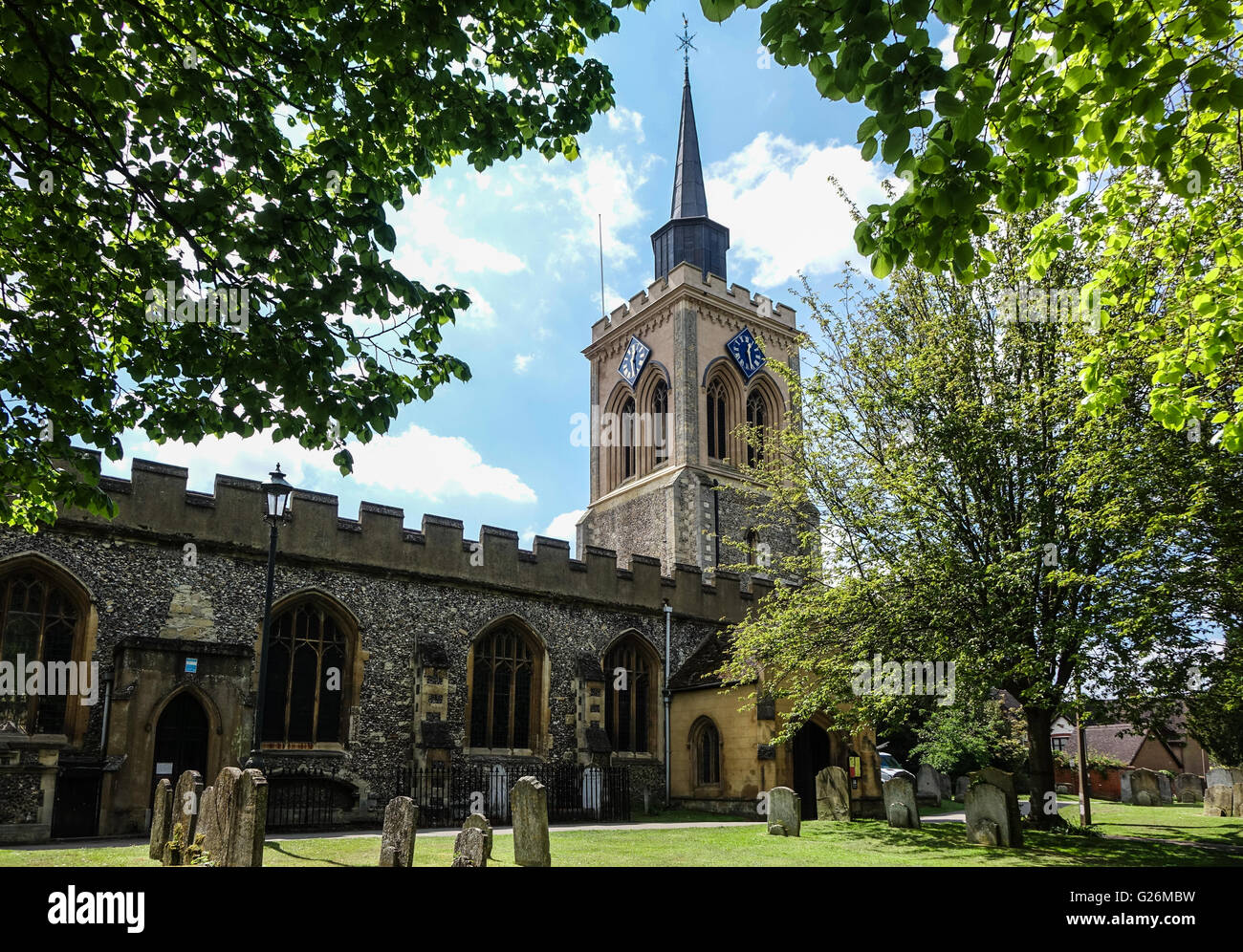 Baldock church hi-res stock photography and images - Alamy