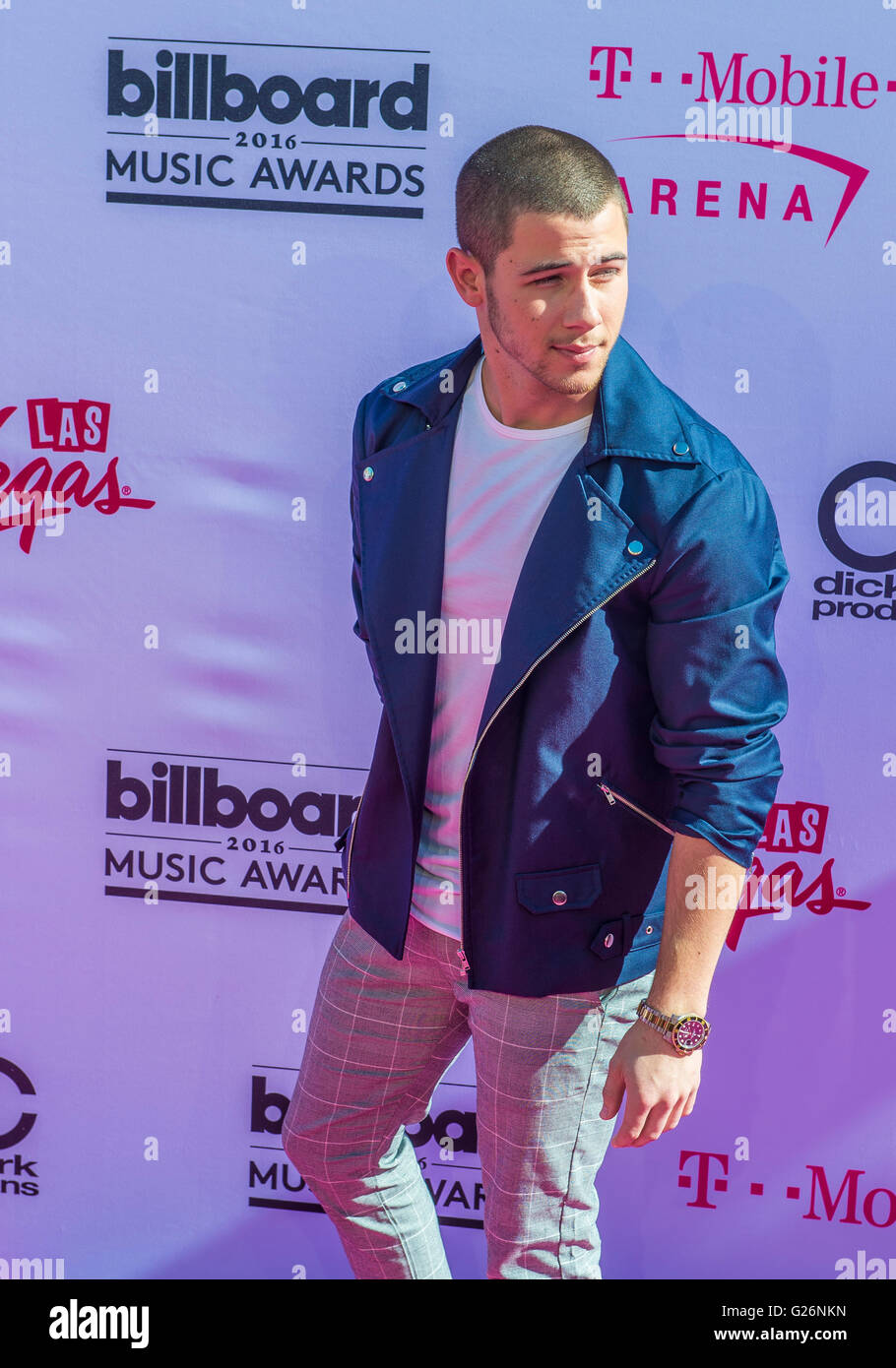 Recording artist Nick Jonas attends the 2016 Billboard Music Awards at ...
