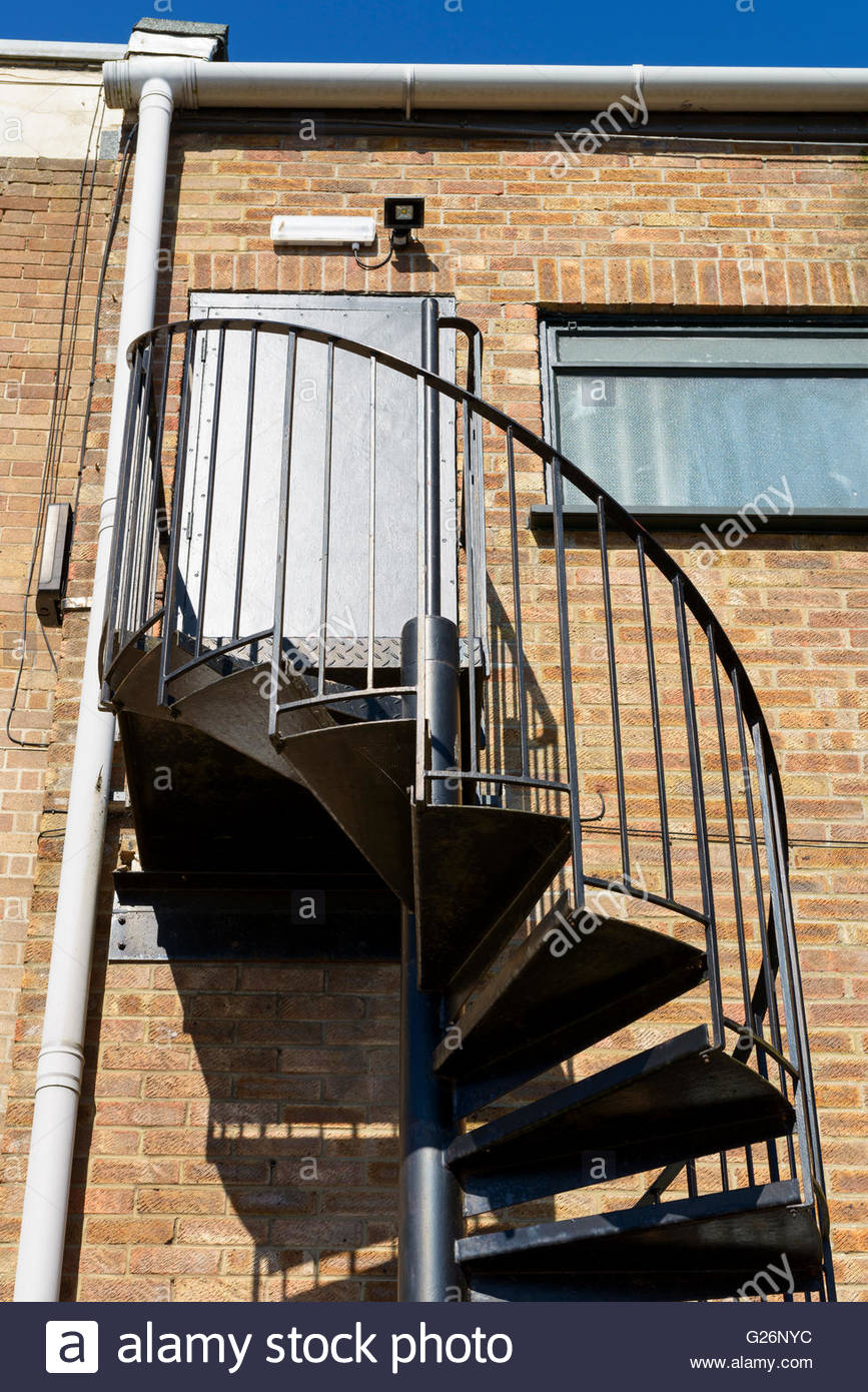 External Spiral Staircase Stock Photos & External Spiral Staircase ...